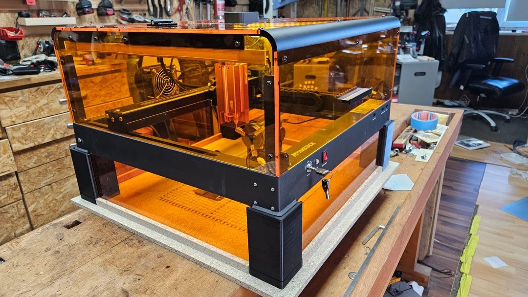 Laser Riser and Base for Atomstack X24 Pro and X12 A24 Pro and A6 Pro ...