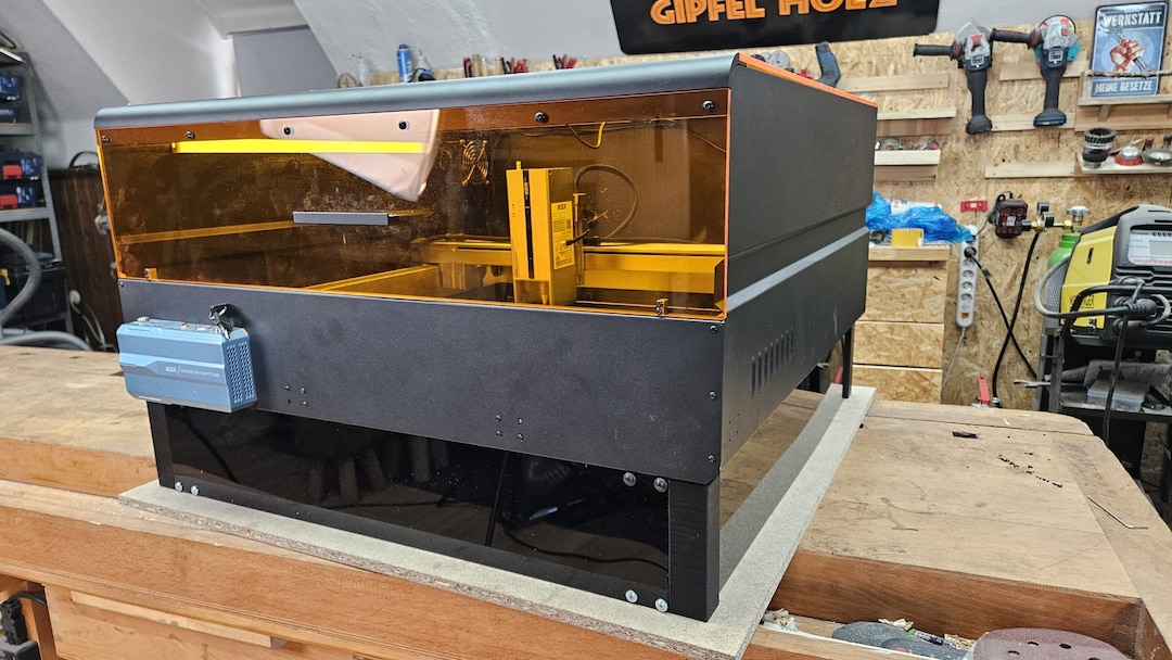 Laser Riser and Base for Ikier K1 Pro Max 70 Watt Laser Cutter and ...