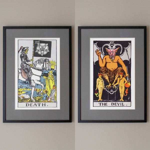 Tarot Card Poster - Etsy