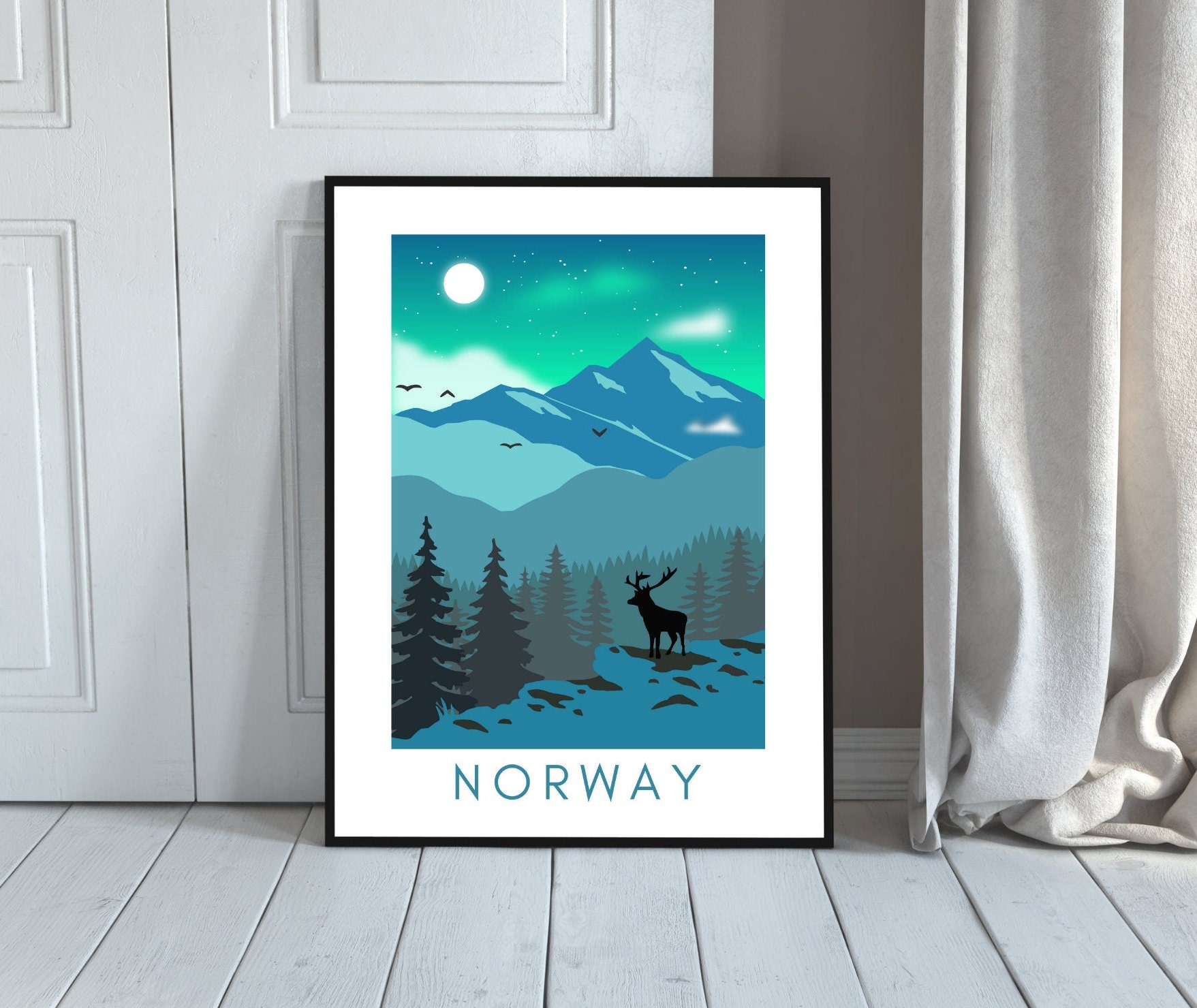 Norway Travel Print, Norway Art Print, Norway Print, Norway Wall Art ...