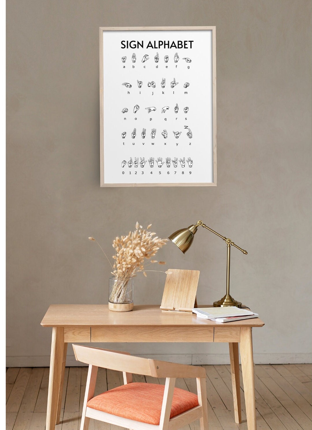 American Sign Language Alphabet Print, Printable Sign Alphabet, Sign ...