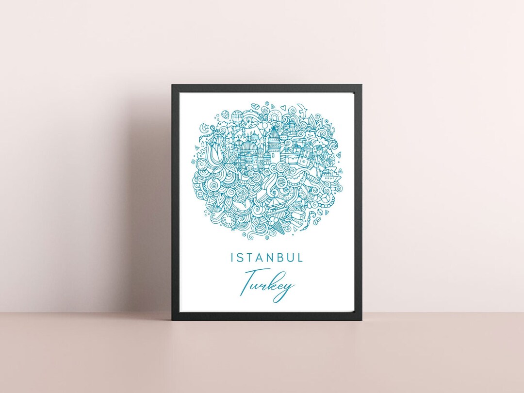 Istanbul Art Print, Istanbul Wall Art, Istanbul Print, Istanbul Travel ...