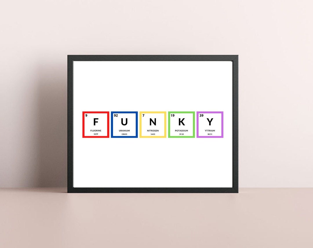Funky Art Print, Funky Gift, Funky Wall Art, Funky Poster, Funky Art ...