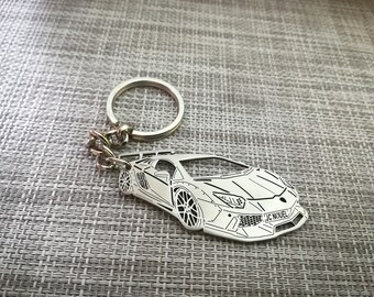 Lamborghini Aventador Keychain - Etsy