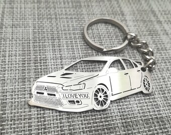 Evo X Keychain - Etsy
