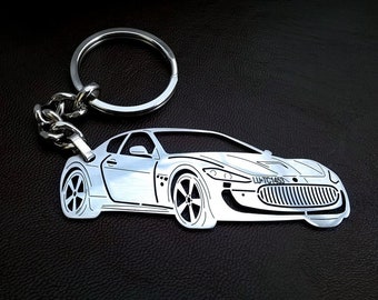 Maserati Gran Turismo Keychain - Etsy