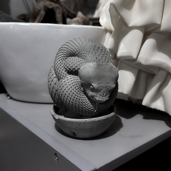 Snake Concrete Sculpture - Etsy