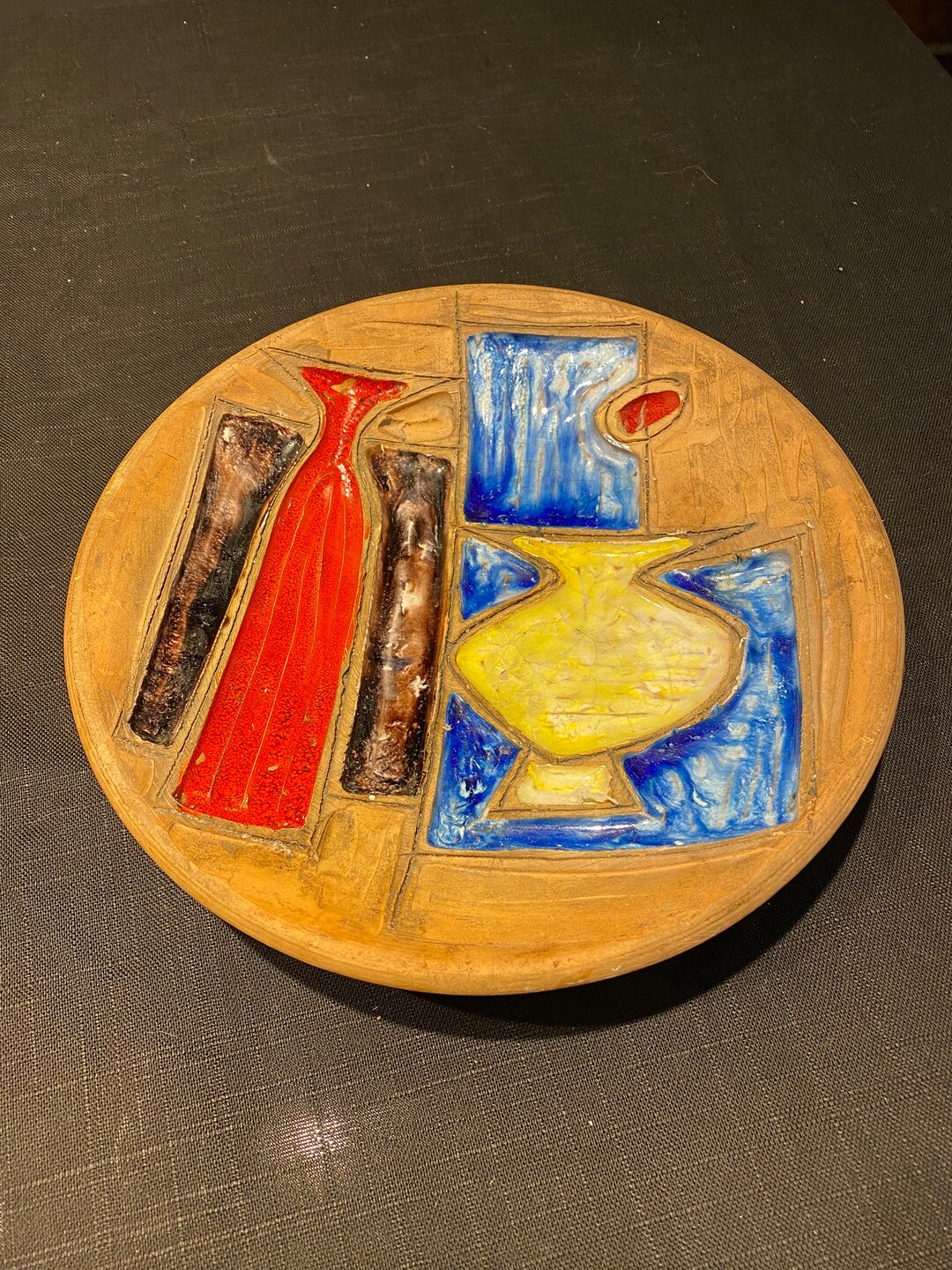 MCM Alvino Bagni Raymor Pottery Plate - Etsy