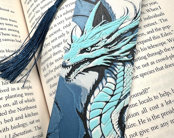 Enchanting 3D Printed Dragon Bookmark—a Beautifully Textured and ...