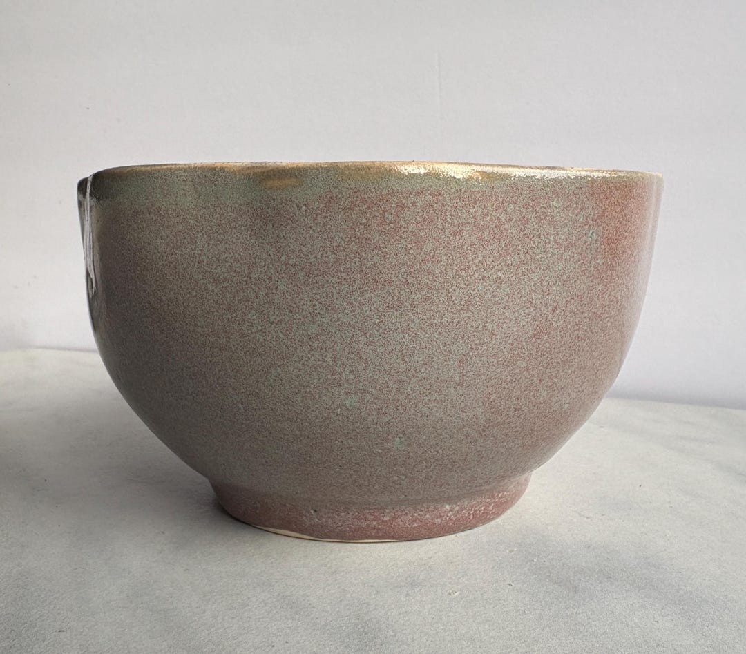 Handcrafted Ceramic Bowl With Ripple Rim - Etsy