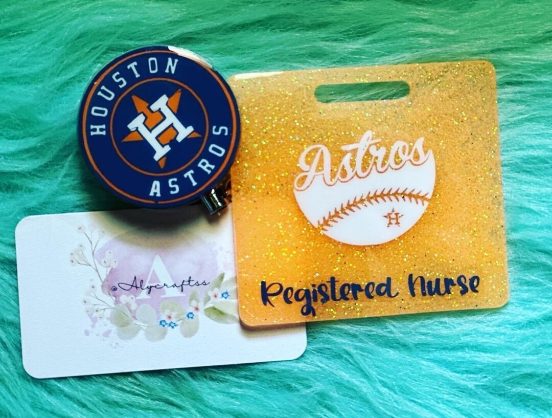 Houston Astro Badge Buddy Includes Only the Badge Buddy - Etsy