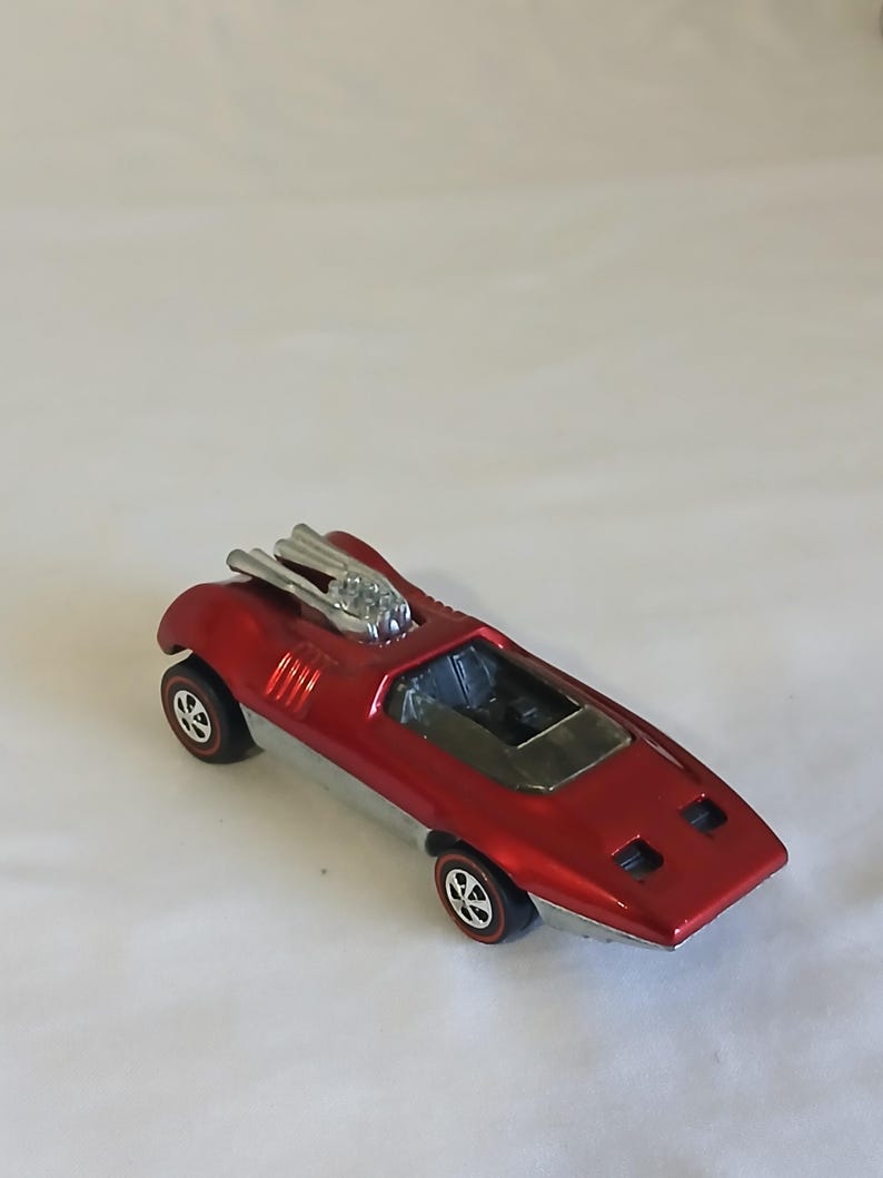 1969 Hot Wheels Redline Peeping Bomb Red Spectraflame USA Restored NICE ...