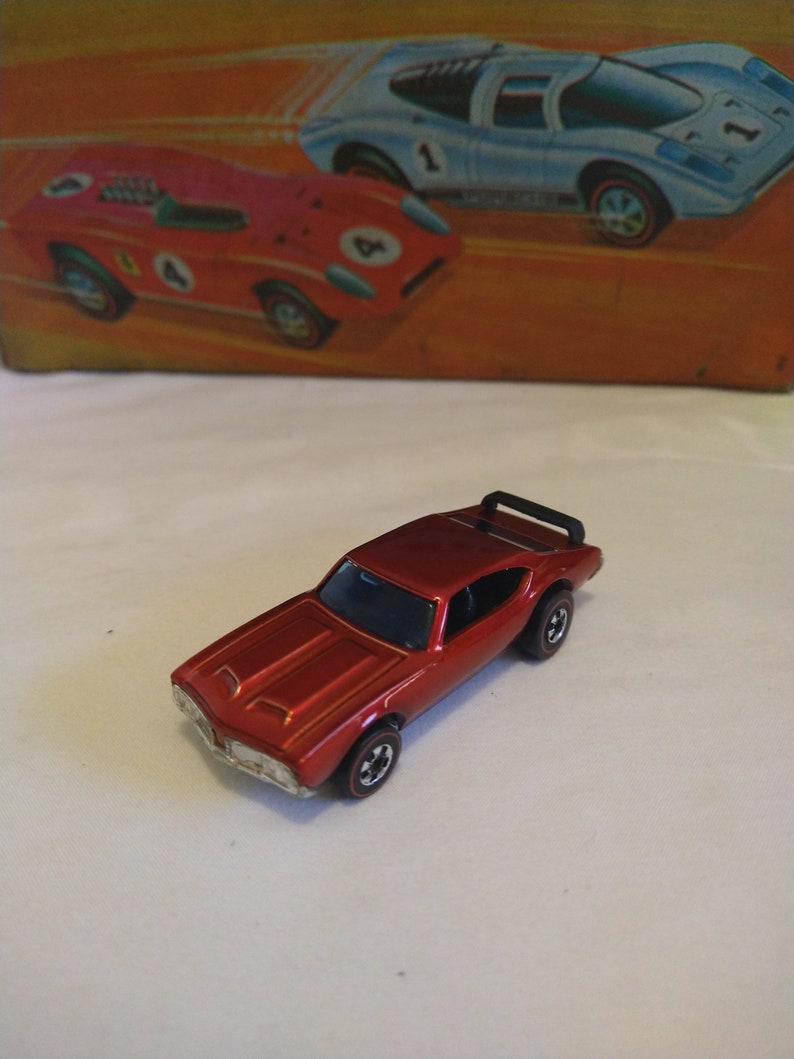 1969 Hot Wheels Redline Olds 442 Red Spectraflame HK - Etsy
