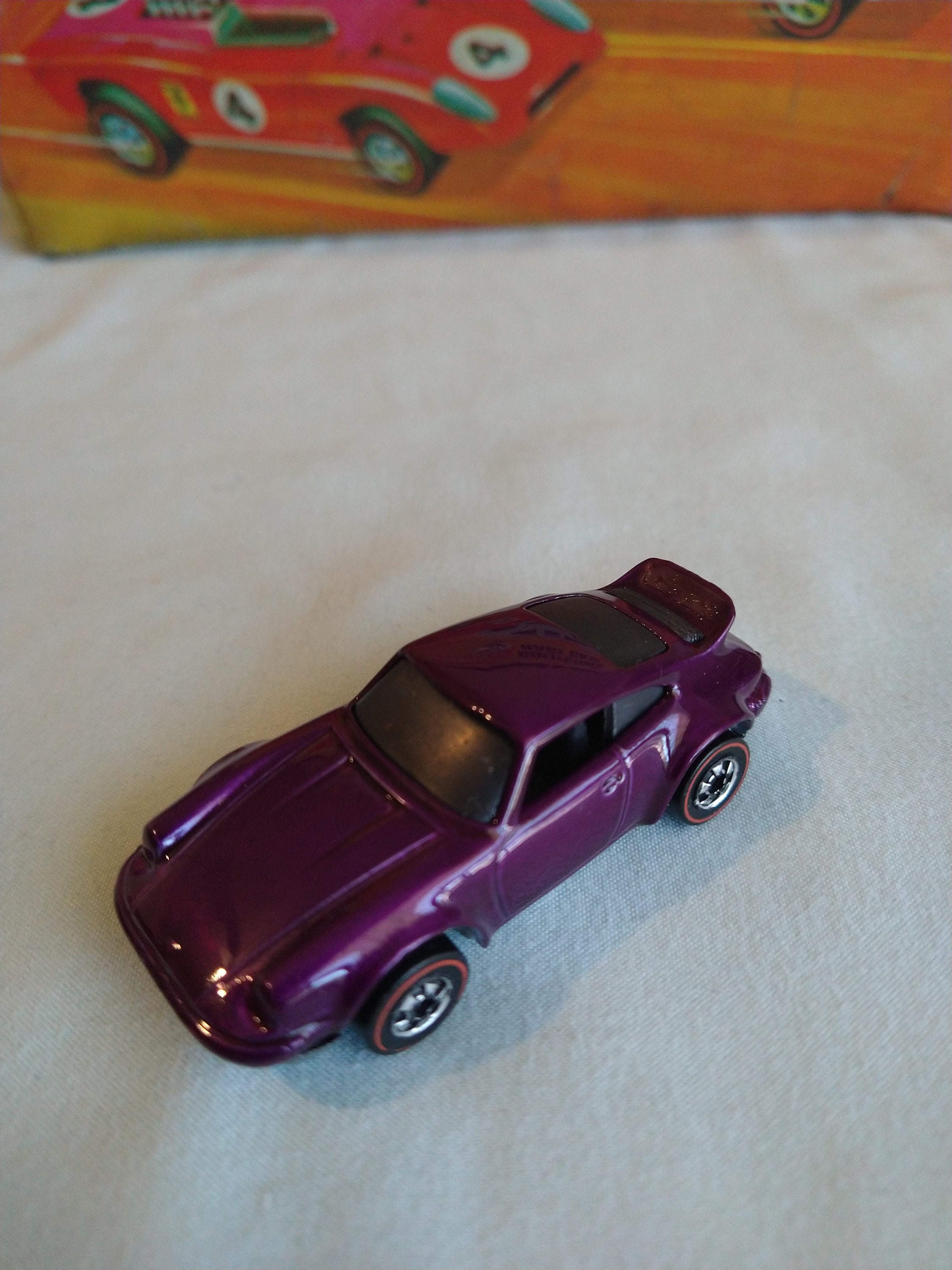 1974 Hot Wheels Redline Porsche P-911 Purple Spectraflame HK Restored ...