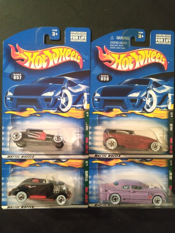 2001 Hot Wheels Rat Rods Series 4 Car Set MOMC | Etsy