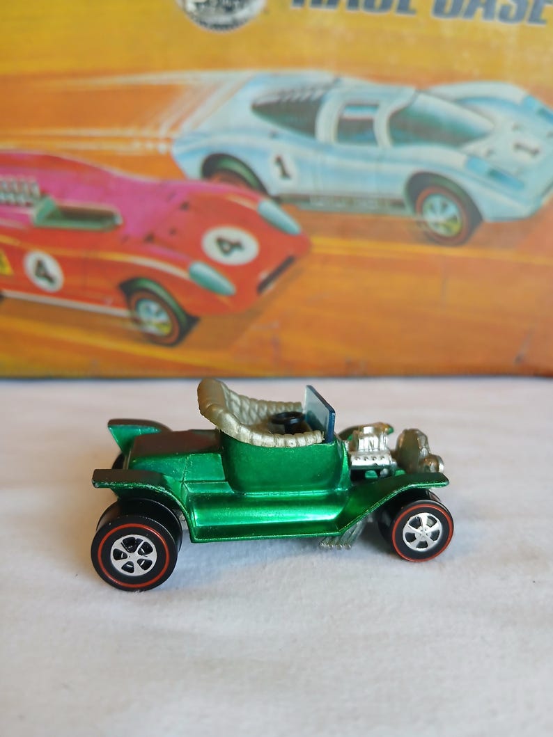 1967 Hot Wheels Redline Hot Heap Green Spectraflame HK Near Mint NICE ...
