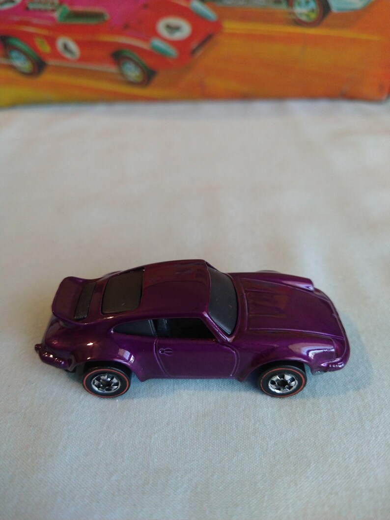 1974 Hot Wheels Redline Porsche P-911 Purple Spectraflame HK Restored ...