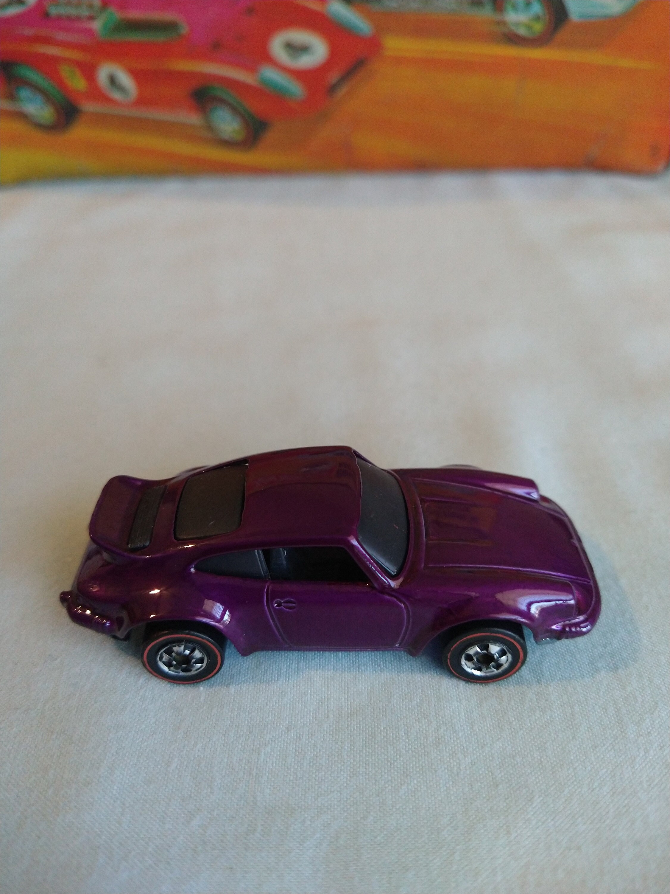 1974 Hot Wheels Redline Porsche P-911 Purple Spectraflame HK Restored ...