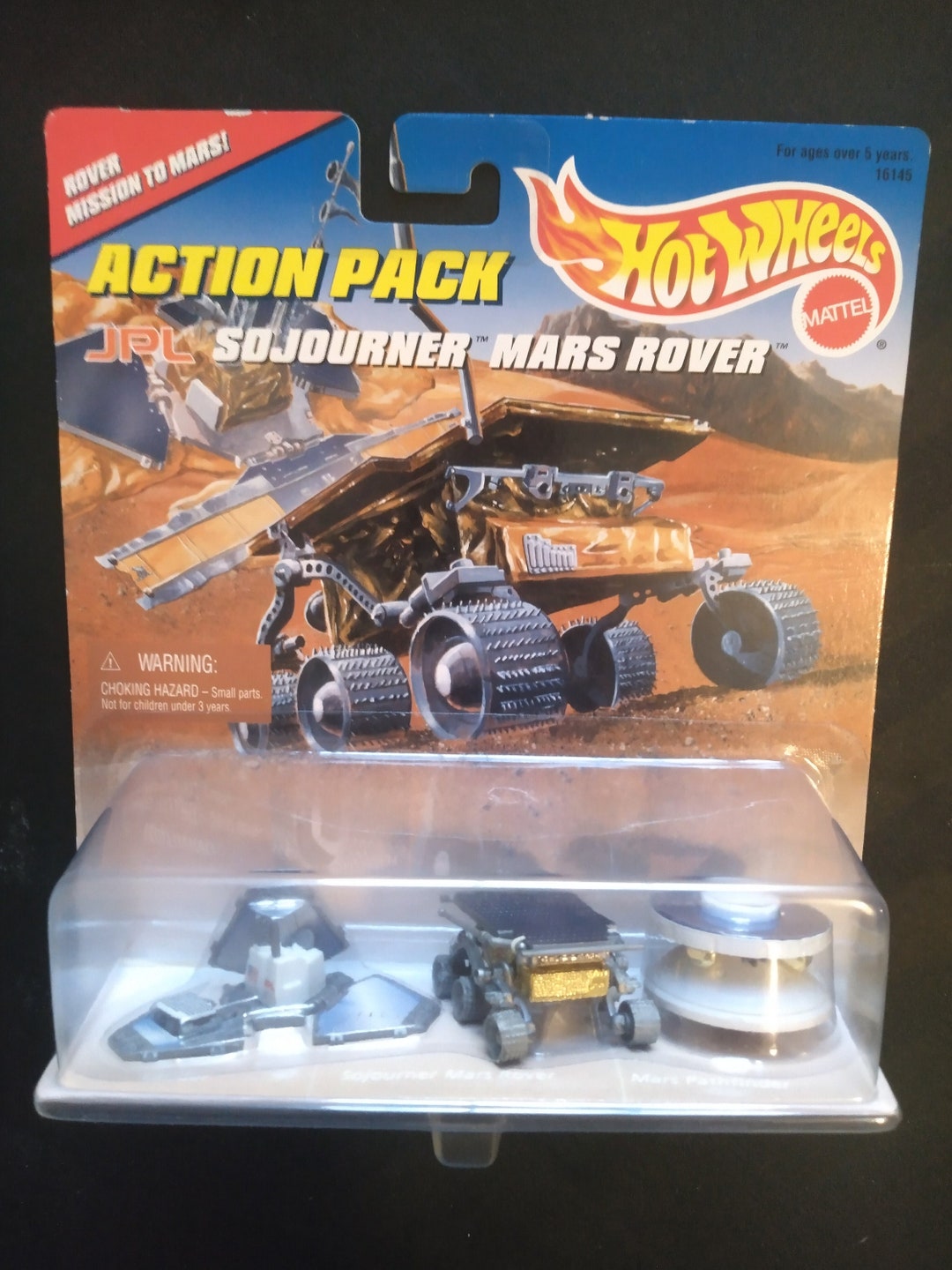 1996 Hot Wheels Action Pack Sojourner Mars Rover - Etsy