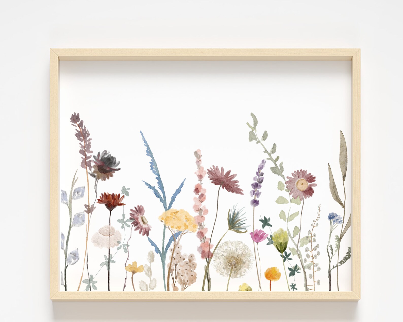 Flower Print, Print for Wall, Printable Wall Prints, Wildflower Print ...
