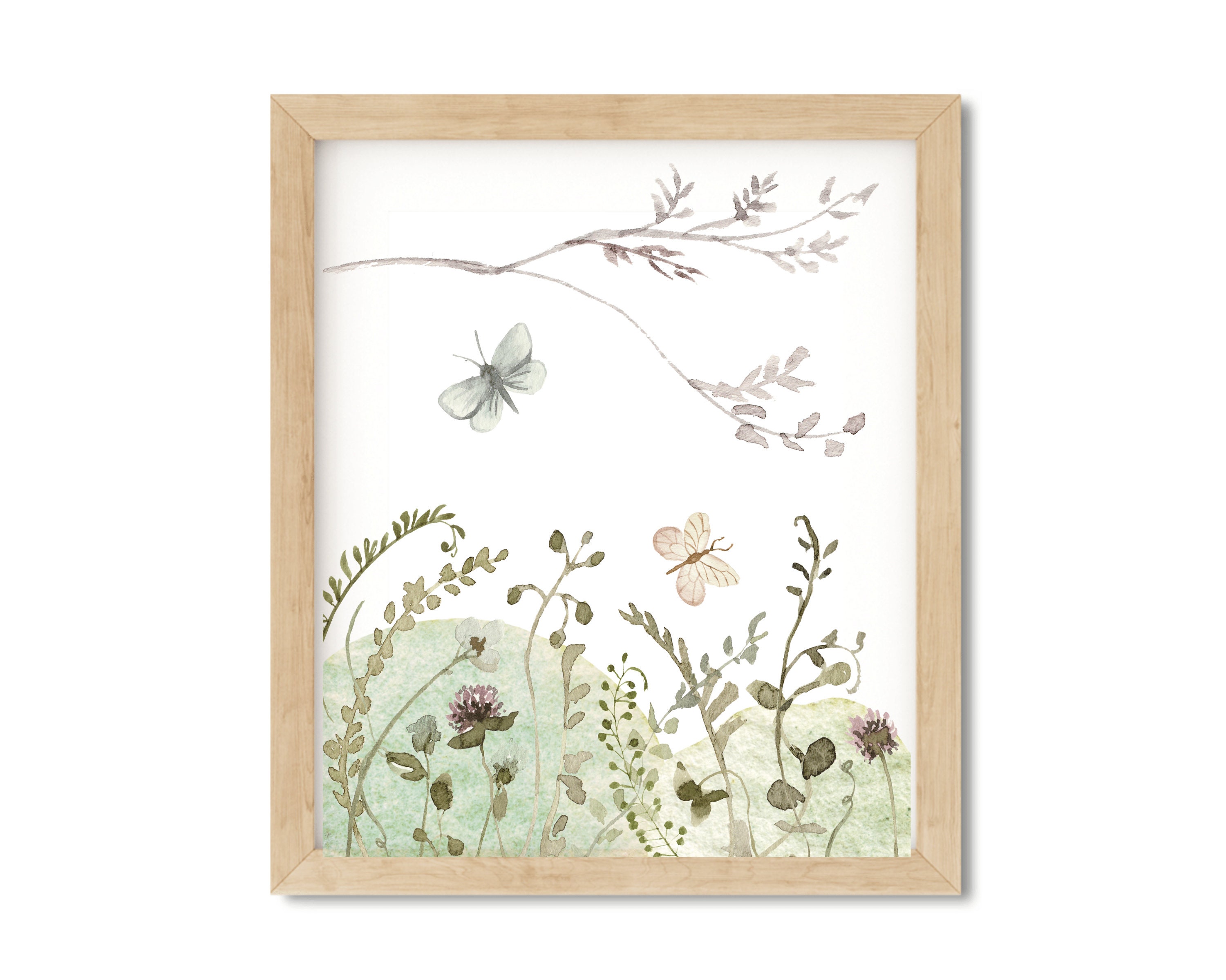 Nature Prints, Watercolor Floral Art, Floral Wall Art, Botanical Print ...