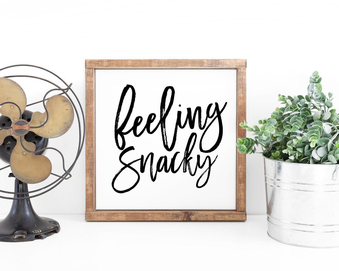 Snack Table Sign, Let's Eat Print, Snack Printable, Funny Kitchen Signs ...