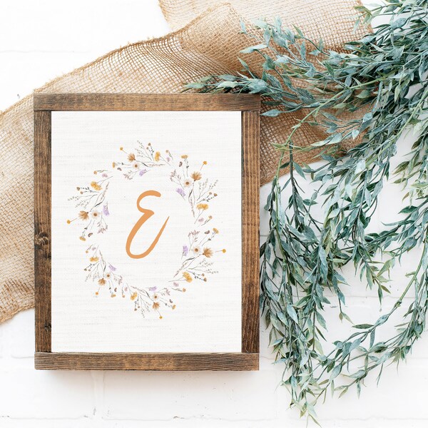 Letter E Wall Art - Etsy