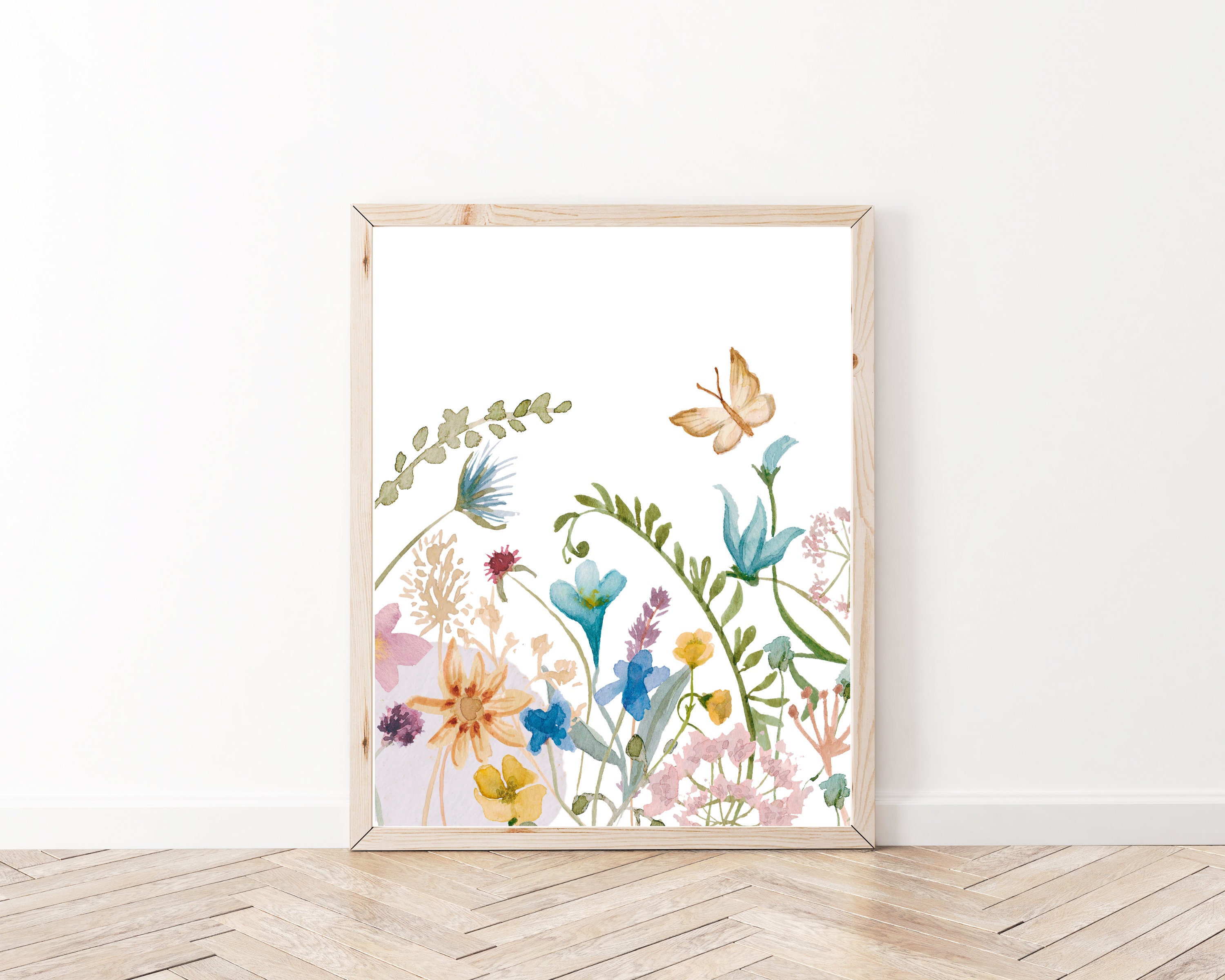 Summer Print Summer Printable Decor Wildflower Print Set of - Etsy
