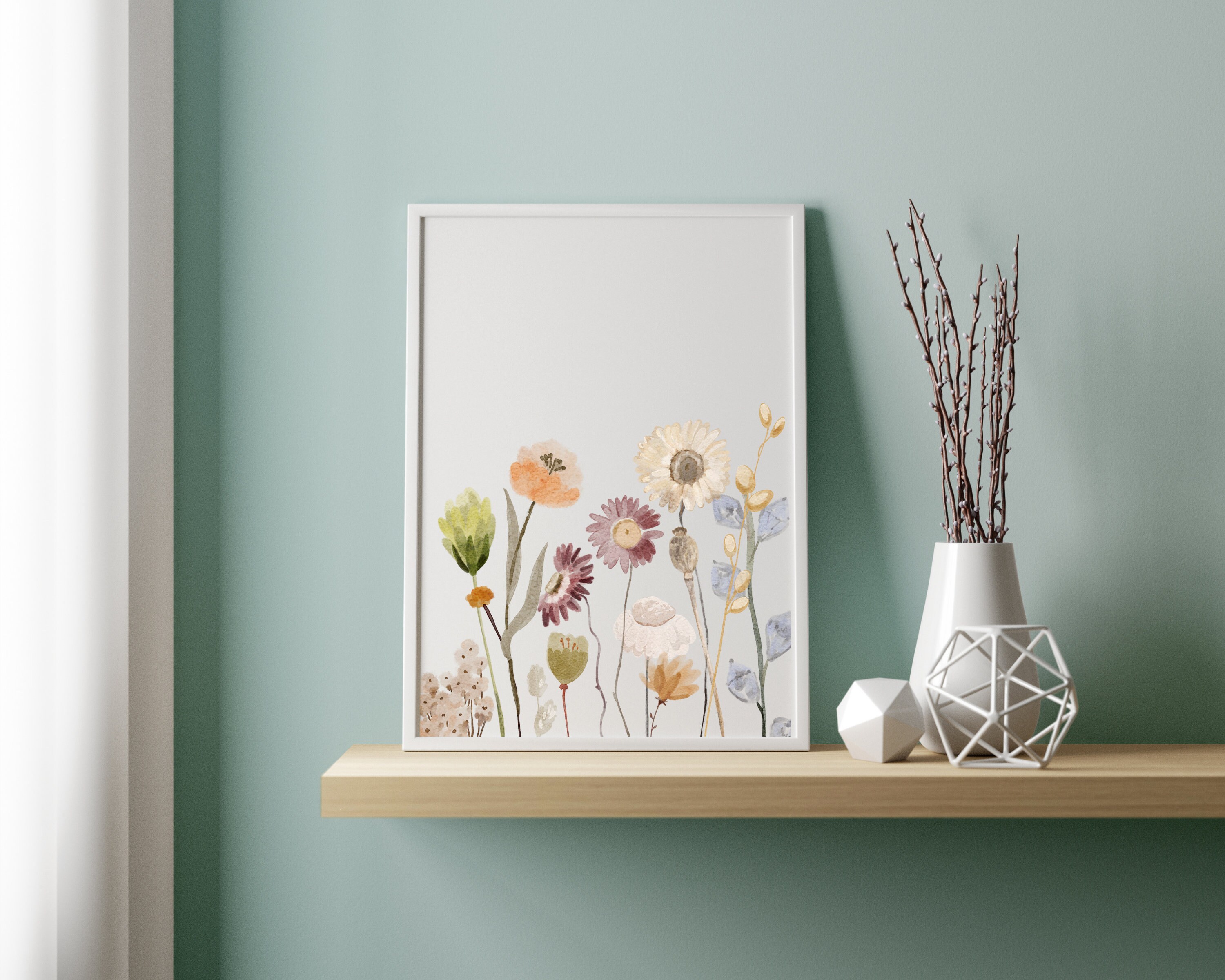 Set of 3 Floral Print Wildflower Print Set of 3 Set of 3 - Etsy