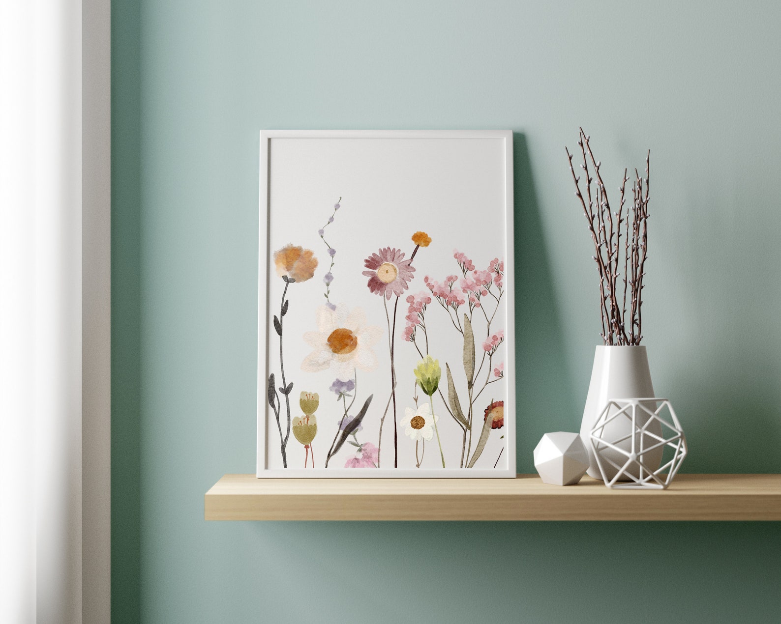 Set of 3 Floral Print Wildflower Print Set of 3 Set of 3 - Etsy