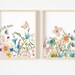 Summer Print, Summer Printable Decor, Wildflower Print Set of 2 ...
