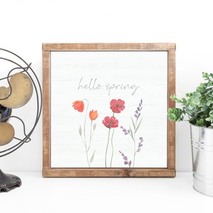 Spring Printable Art, Single Flower Print, Garden Flower Print, Spring ...