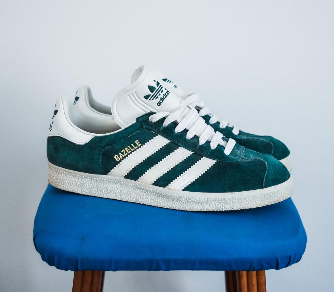 Vintage Adidas Suede Leather Sneakers - Gazelle (70s) - Etsy