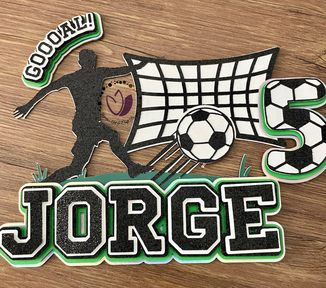 Soccer Cake Topper, Futbol Cake Topper, Sports Cake Topper - Etsy