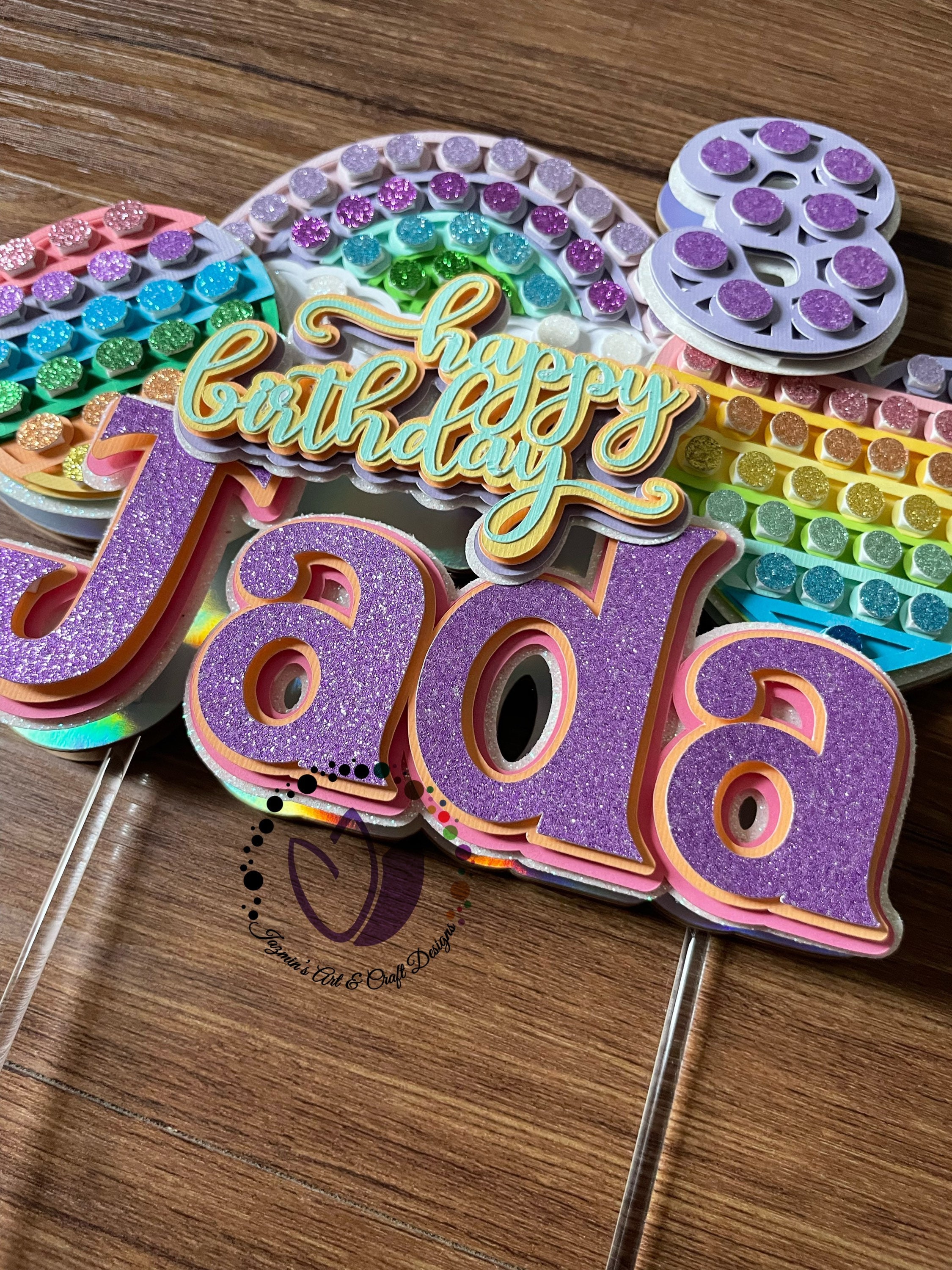 Pop It Cake Topper, Multi Pop It Cake Topper, Cake Topper - Etsy