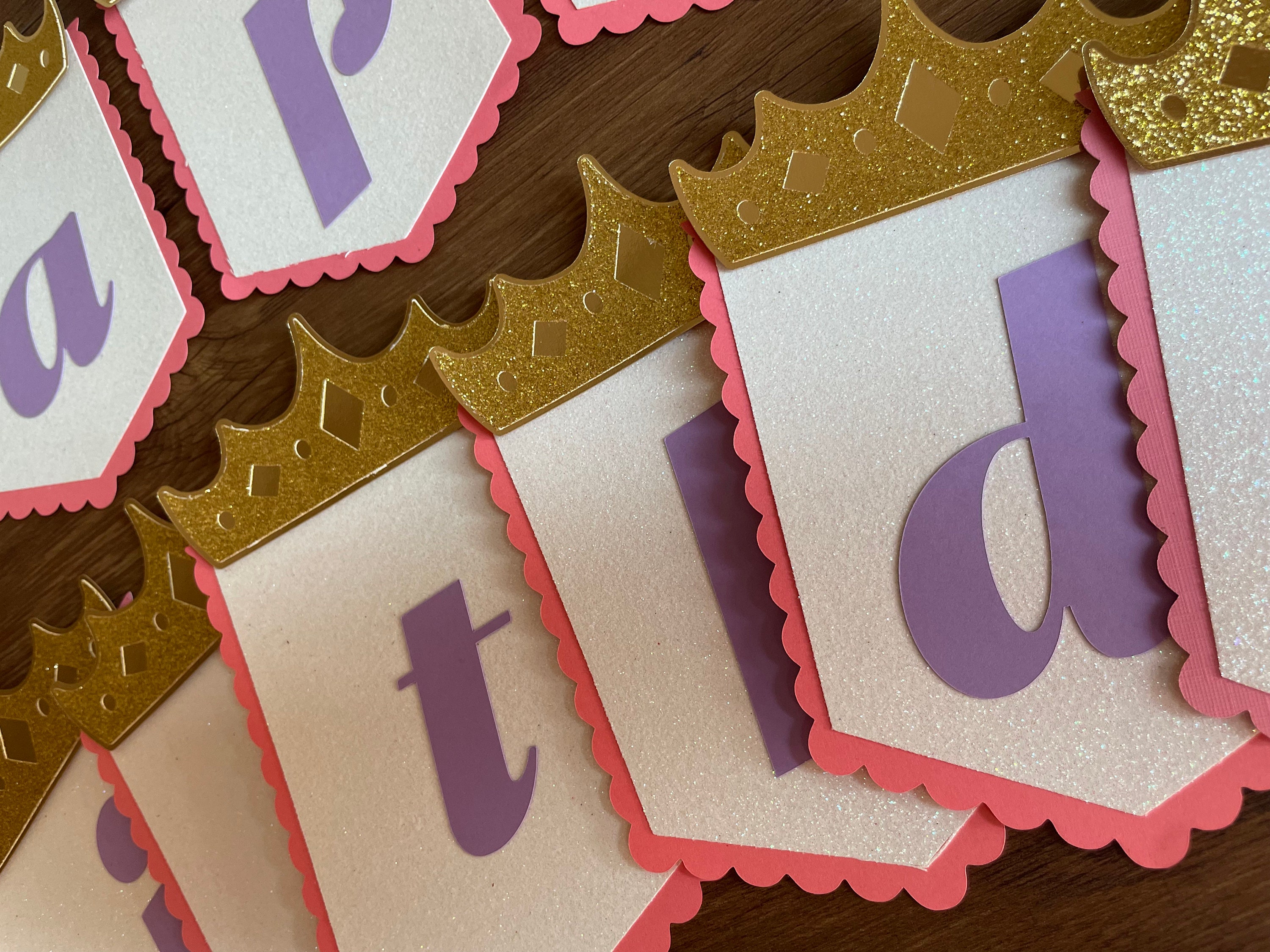 Princess Cake Topper, Princess Birthday Banner, Princess Party ...