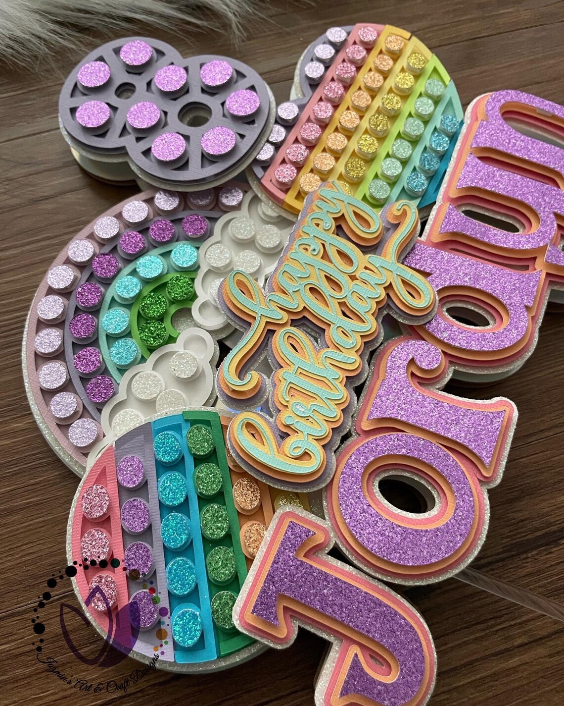 Pop It Cake Topper, Multi Pop It Cake Topper, Cake Topper - Etsy