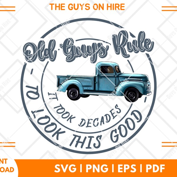 Old Guys Rule Svg File - Etsy