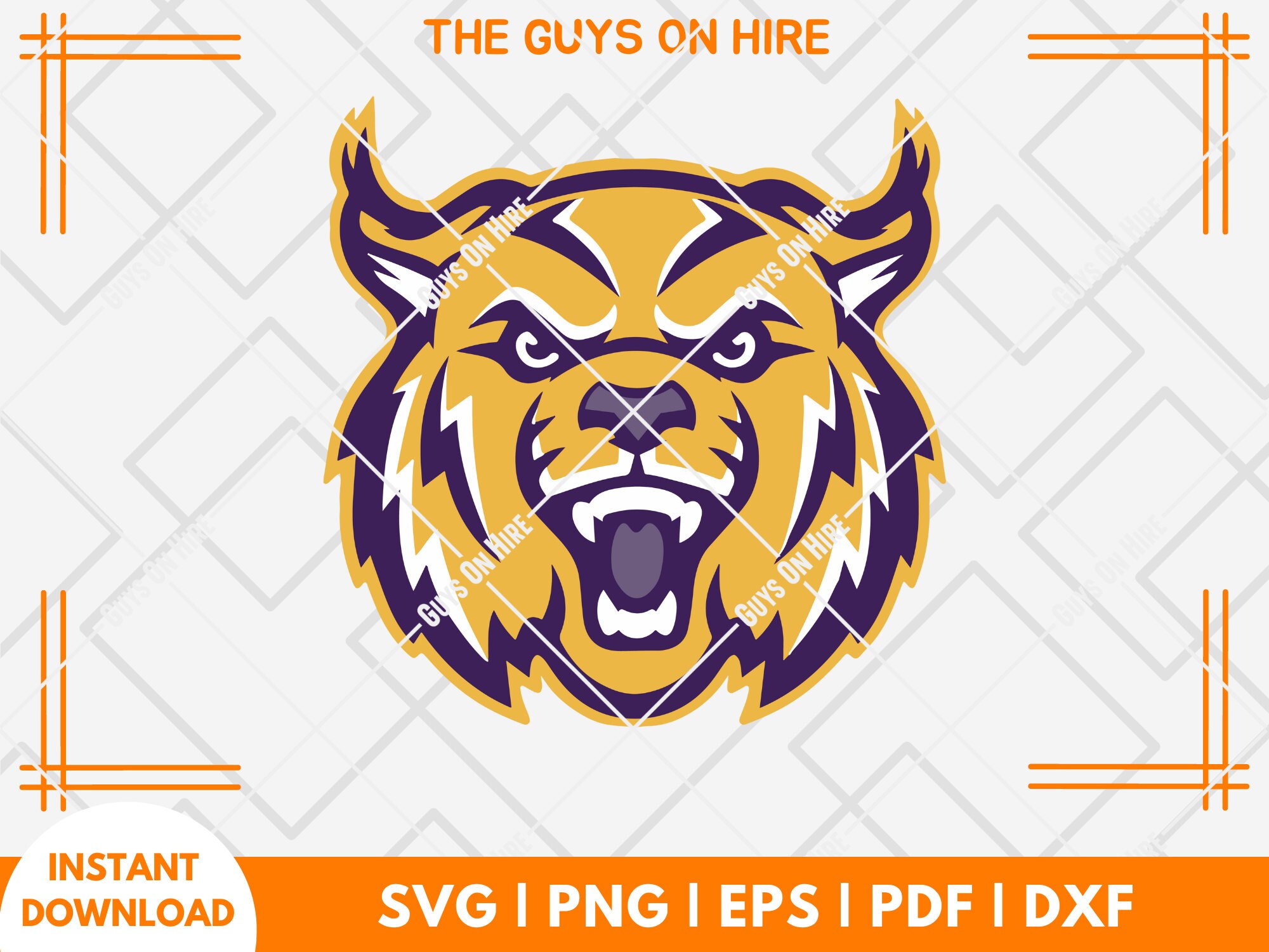 Northeastern-bobcats-baseball Svg Bobcat Mascot Cricut - Etsy