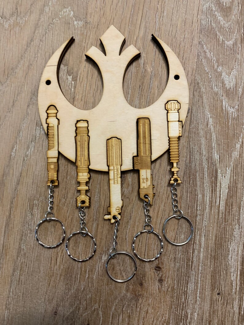 Star Wars Inspired Lightsaber Wall Key Holder | Etsy