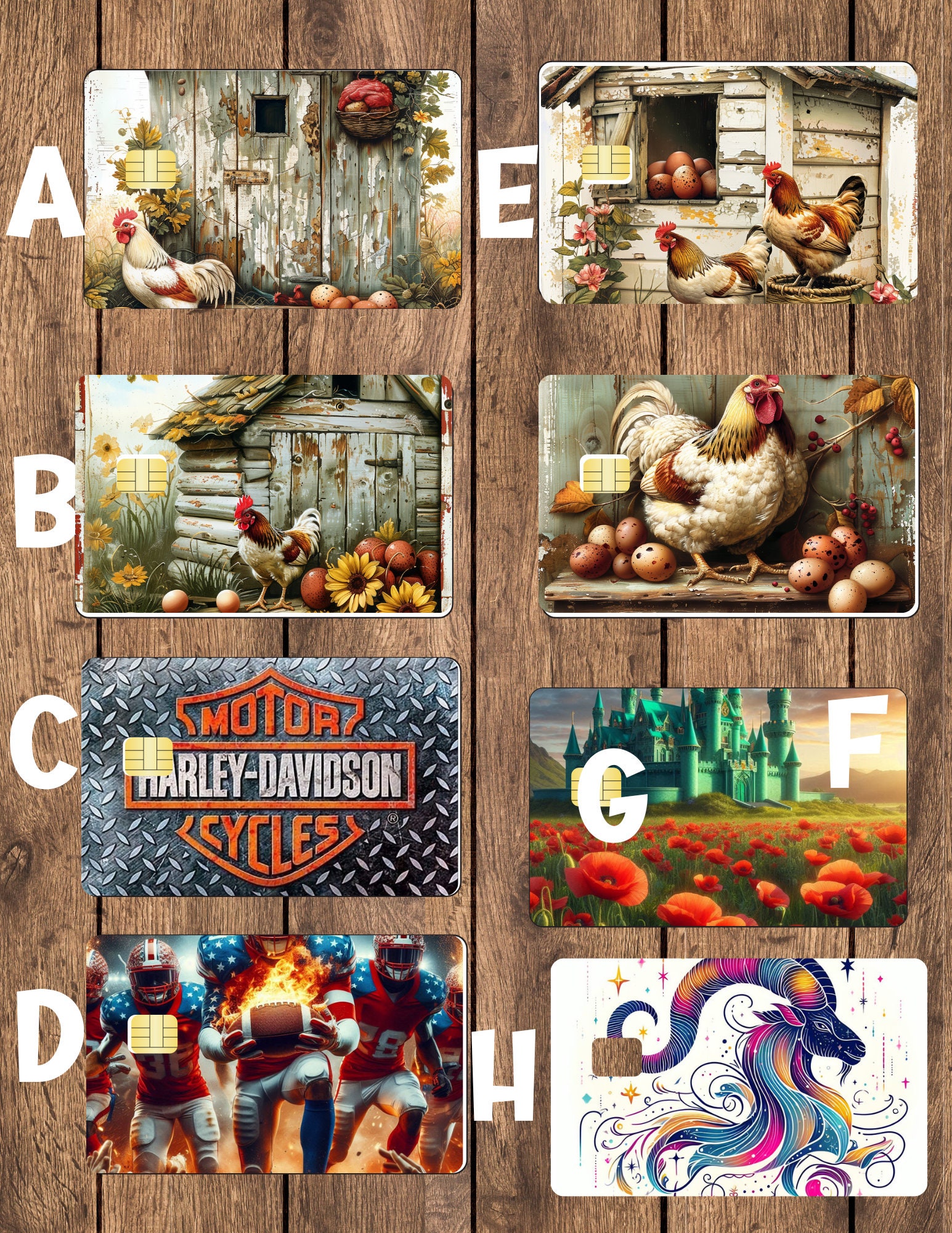 Stylish Credit Card Skins - Etsy