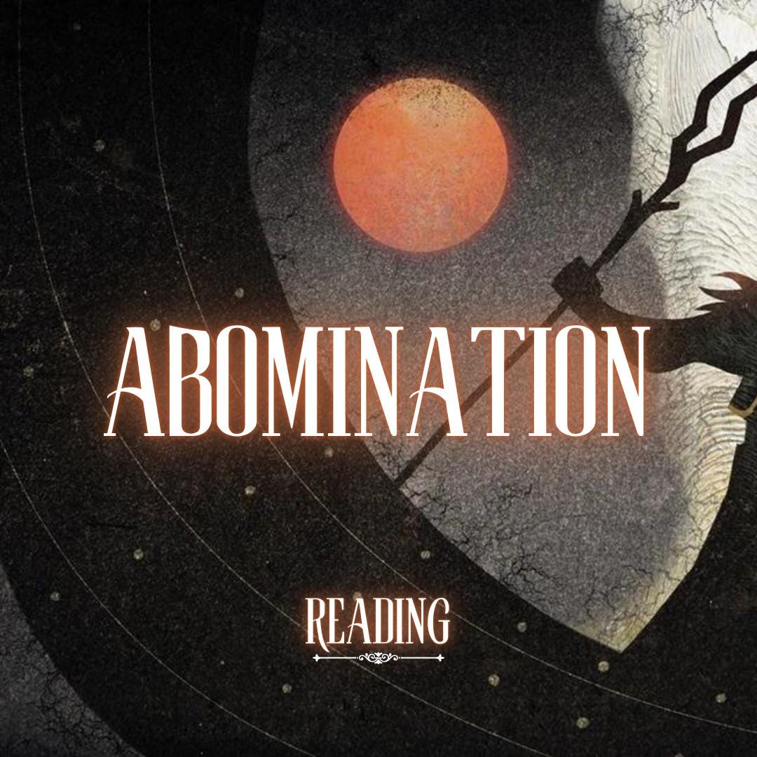 Abomination: Tarot Reading | Lessons Learned From Faith, Justice ...