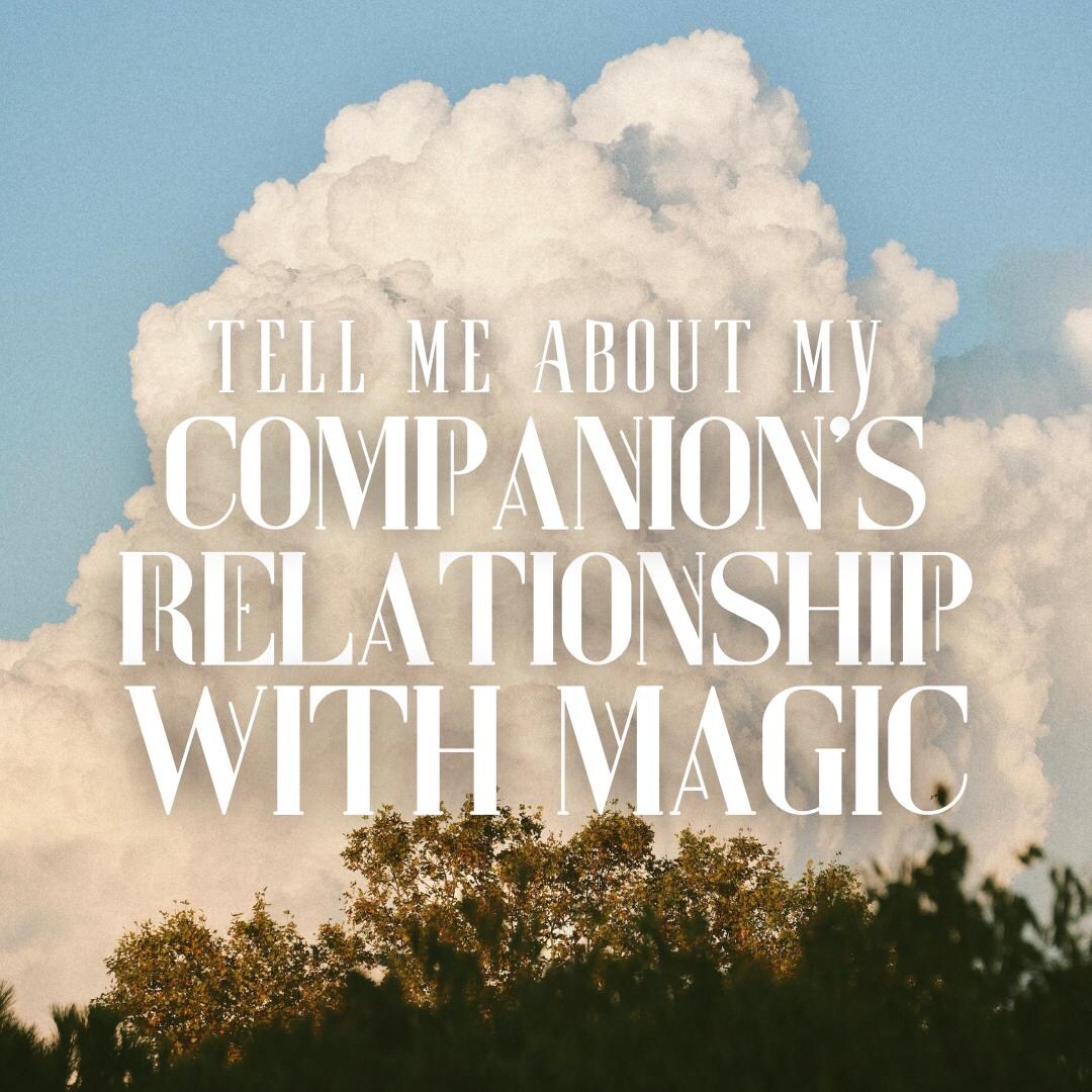 Tell Me About My Companion's Relationship With Magic | Companion Home ...