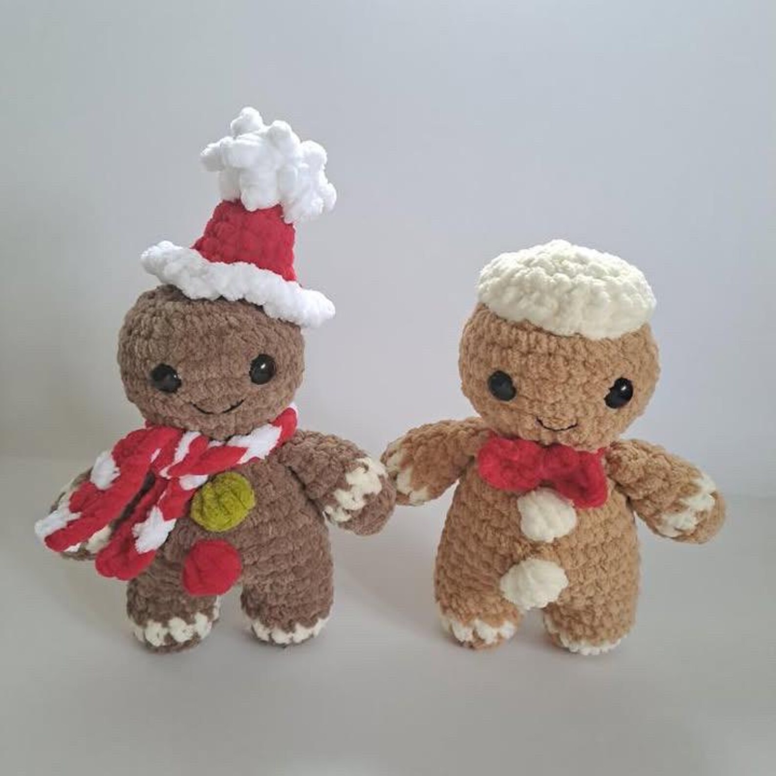 NO SEW Gingerbread Man Crochet Pattern | Amigurumi Plushie PDF Pattern ...