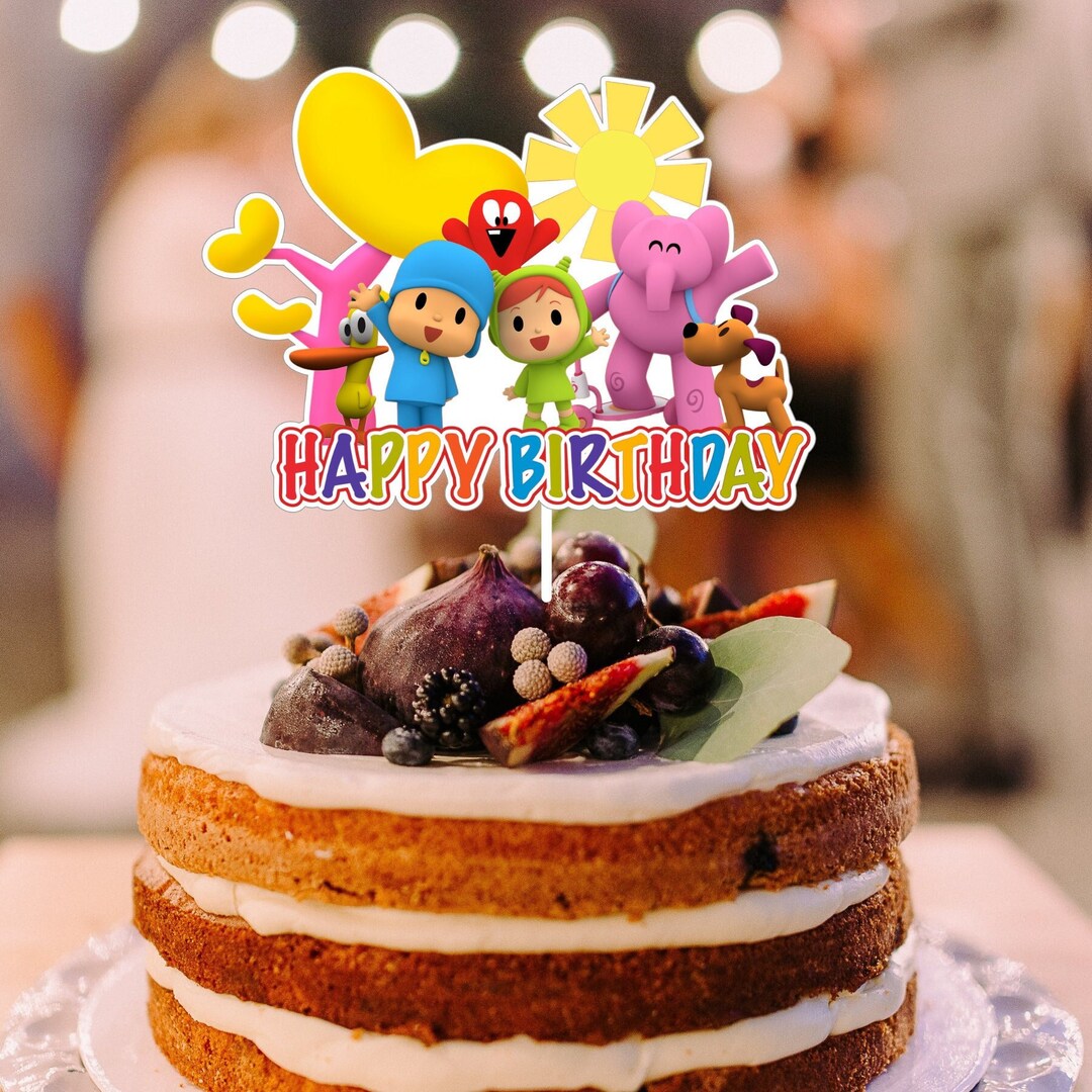 Pocoyo Cake For Girls