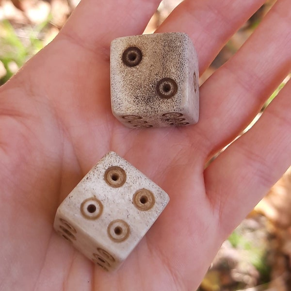 Bone Dice - Etsy
