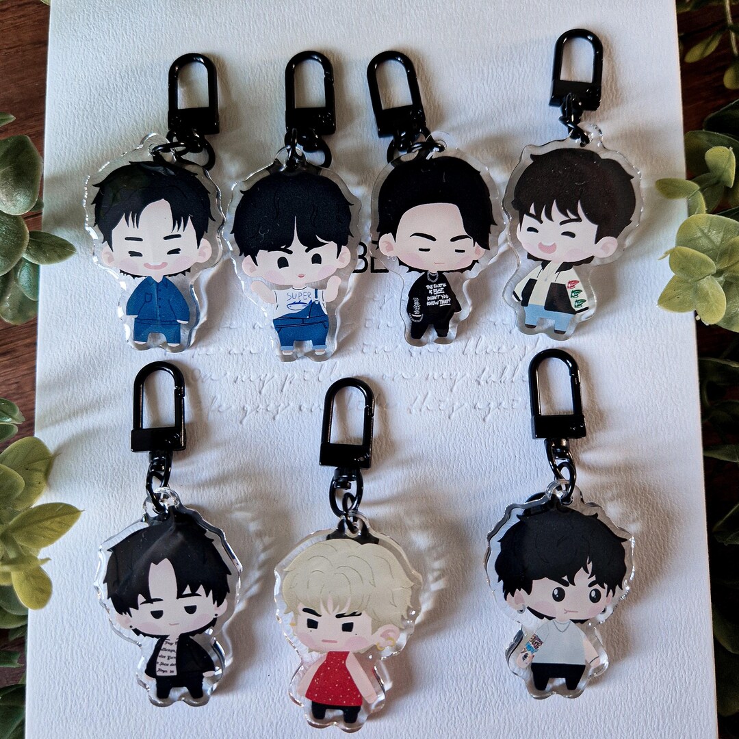 BTS Acrylic Keychains - Etsy