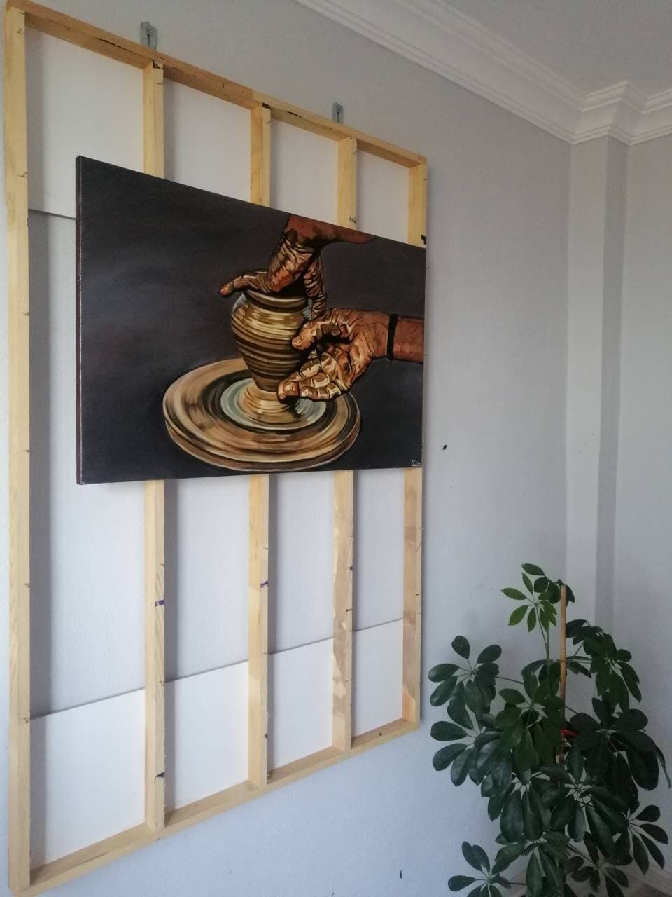 Original Oil on Canvas Mud Art Mud Painting Oil Painting Hand - Etsy