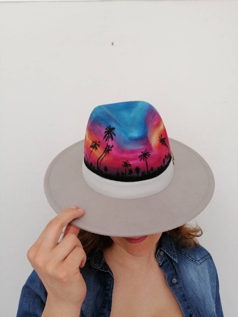 SOLD Original Custom Tony Montana Painting Hat Painting - Etsy