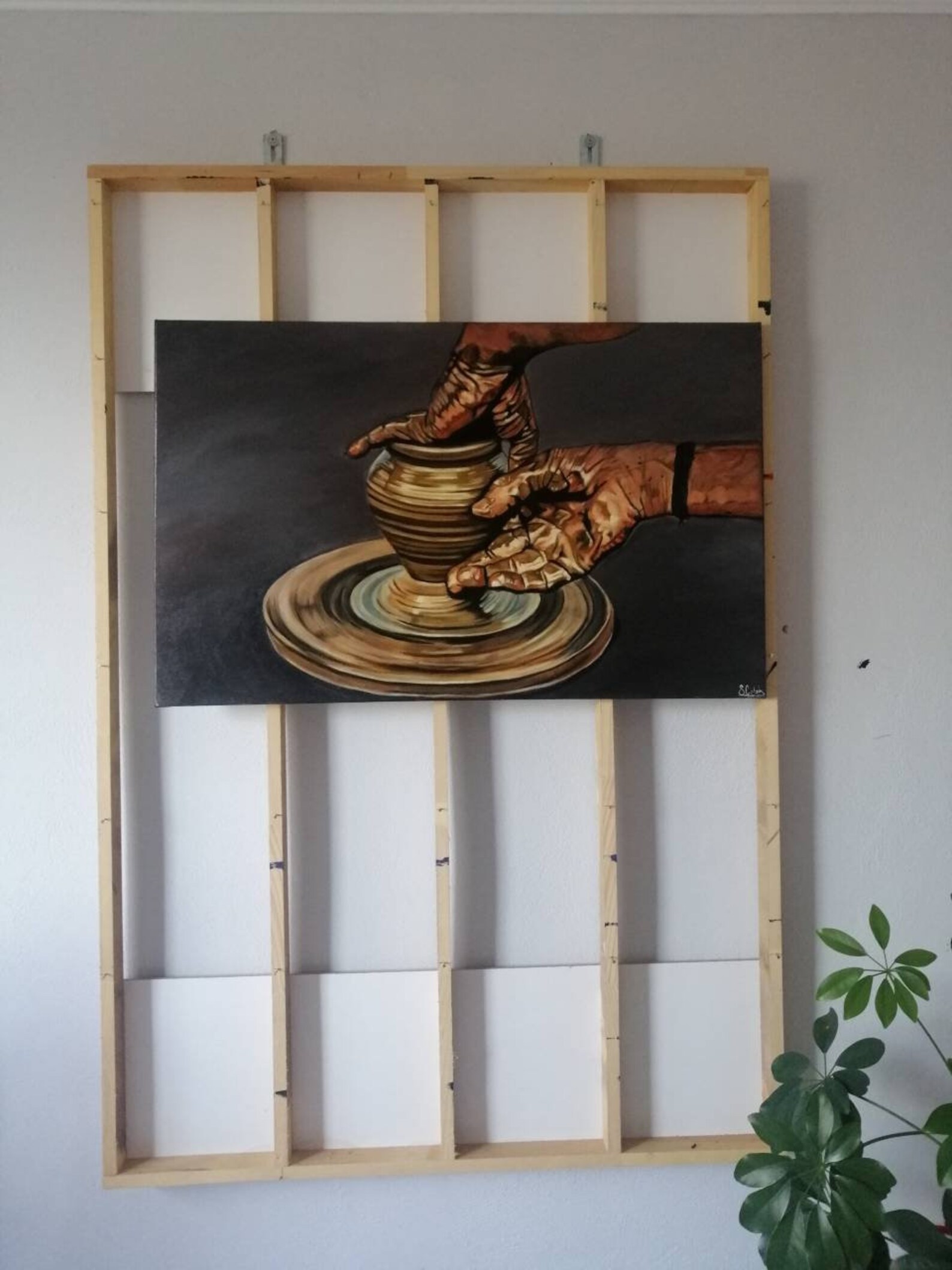 Original Oil on Canvas Mud Art Mud Painting Oil Painting Hand - Etsy